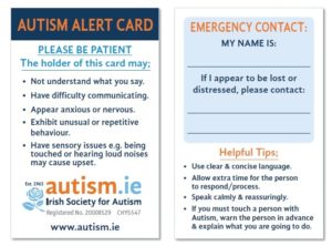 Autism Cards - Irish Society for Autism